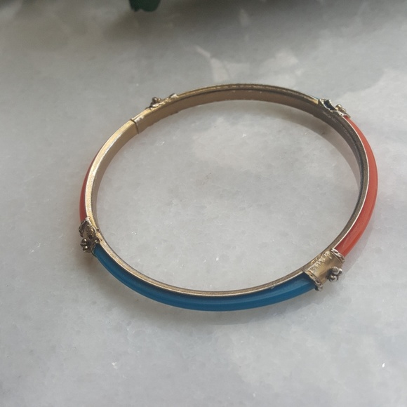 Jewelry | Orange And Blue Colorblock Bracelet | Poshmark